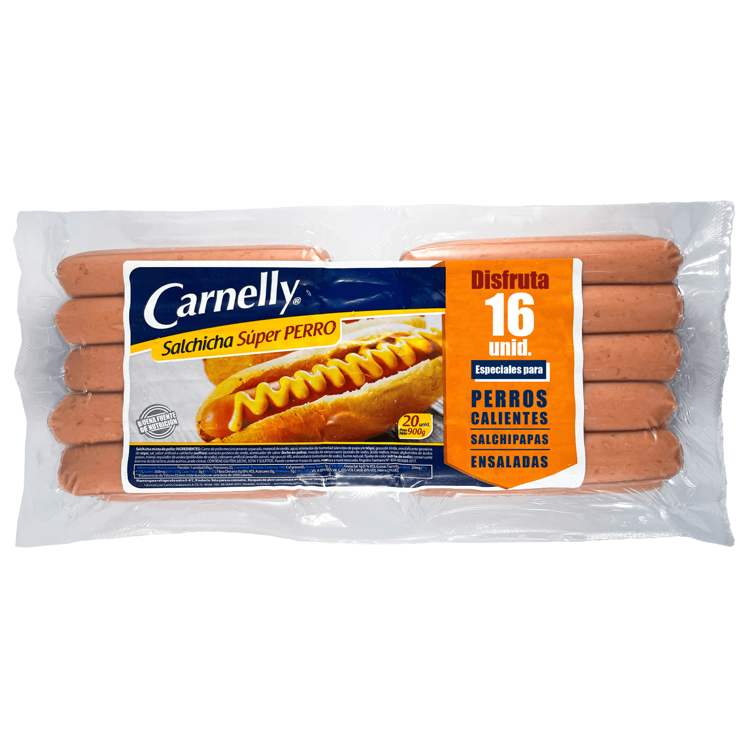 Salchicha perro caliente - Euro Supermercados